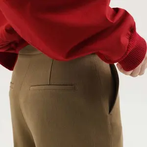 1989 STUDIO Wide-leg Tailored Trousers - Olive