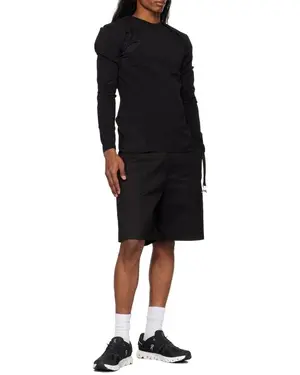 On Low Top Lace-up Sneakers - Black