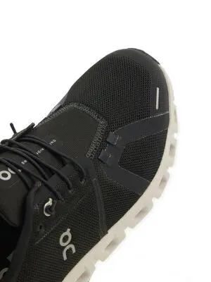 On Low Top Lace-up Sneakers - Black
