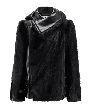 Sacai Zipped Panelled Jacket - Black