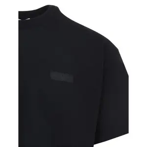 Givenchy Logo Patch Crew Neck T-shirt - Black