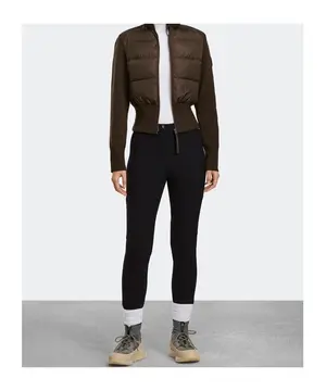 Canada Goose Hybridge Wide Quilt Knit Jacket - Terra