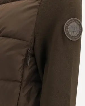 Canada Goose Hybridge Wide Quilt Knit Jacket - Terra
