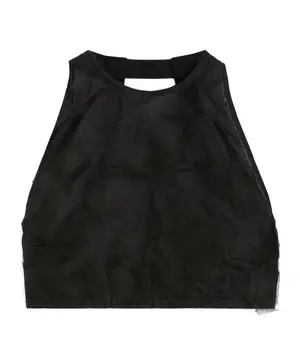 Max Mara Mxsfumetto Cut-out Crop Top - Black