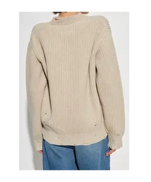 MAISON MARGIELA Distressed V-neck Jumper