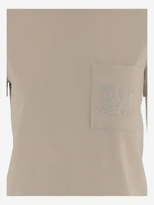 Max Mara Crewneck Short-sleeved T-shirt - Nude