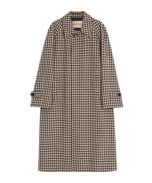Valentino Garavani Checked Single-breasted Coat