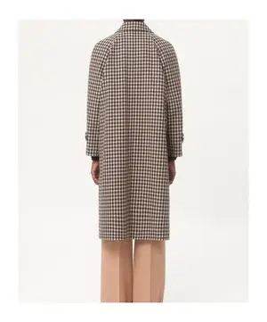 Valentino Garavani Checked Single-breasted Coat