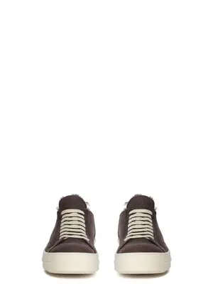 Rick Owens Minimal Vintage Lace-up Sneakers - Brown