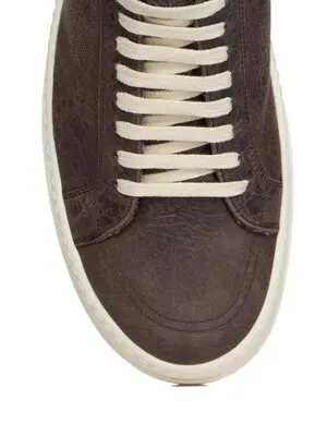 Rick Owens Minimal Vintage Lace-up Sneakers - Brown