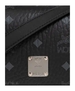 Mcm Monogram Embossed Flap Shoulder Bag