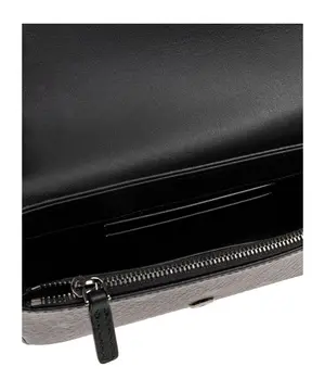 Mcm Monogram Embossed Flap Shoulder Bag