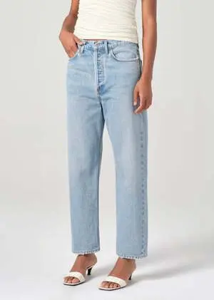AGOLDE 90's Cropped Straight-leg Jeans