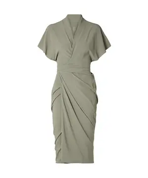 Rick Owens Wrap Dress - Green