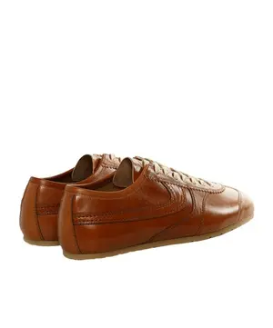 Dries Van Noten Lace-up Low-top Sneakers - Cognac