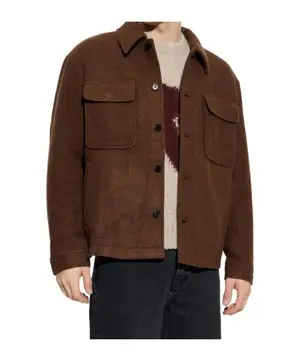 ALLSAINTS Cayson Patch-pocket Jacket - Brown