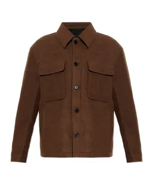 ALLSAINTS Cayson Patch-pocket Jacket - Red