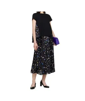Sacai Floral Panel T-shirt