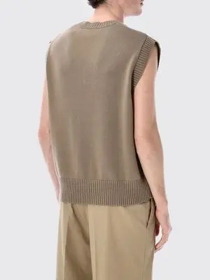 AMI Paris De Coeur V-neck Knitted Vest