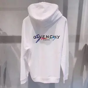 Givenchy Rainbow Logo-print Zipped Hoodie