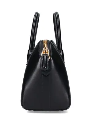 Givenchy Mini Antigona Bag In Box Leather - Black