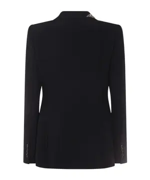 Alexander McQueen Single Breasted Embellished Blazer