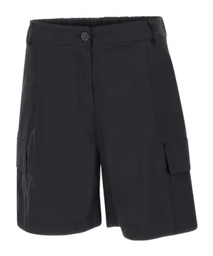 KAOS High Waisted Poplin Cotton Shorts