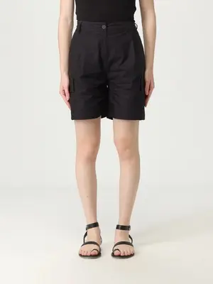 KAOS High Waisted Poplin Cotton Shorts