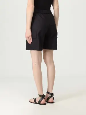 KAOS High Waisted Poplin Cotton Shorts