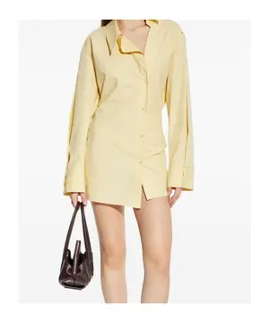 Attico Asymmetric Mini Shirt Dress