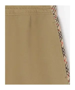 Burberry Check Trim Bermuda Shorts - Sparrow Beige