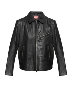 DIESEL® L-korn-wrd Leather Jacket