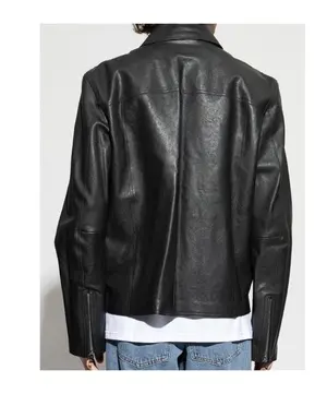DIESEL® L-korn-wrd Leather Jacket