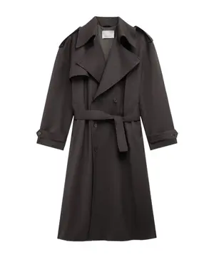 THE FRANKIE SHOP Long-sleeved Trench Coat - Brown