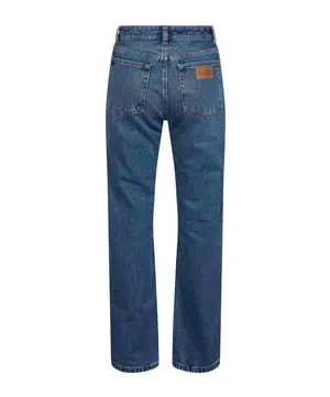 MAISON MARGIELA Numeric Patch Straight-leg Jeans - Gray