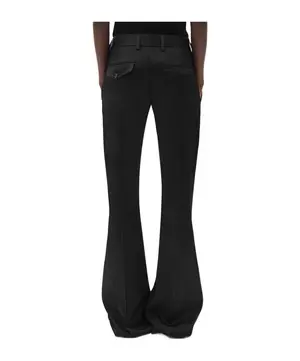 ANN DEMEULEMEESTER Satin Flared Trousers