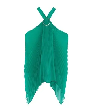 Max Mara Halter Neck Pleated Top - No