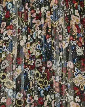 Khaite Printed Long Sleeve Dress