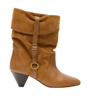 Isabel Marant Étoile Darner Buckle Boots - Chestnut