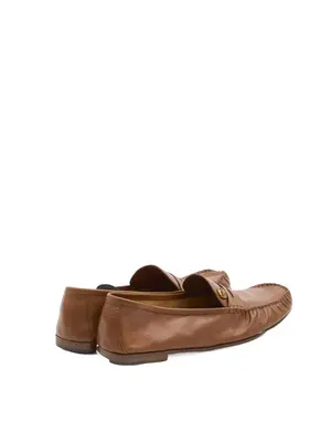 Versace Medusa Ruched Loafers