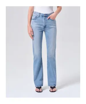 AGOLDE Leena Flared Jeans - Stream