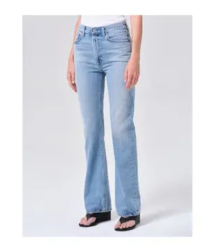 AGOLDE Leena Flared Jeans - Stream