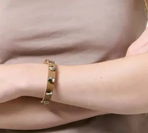 Our Legacy Bijoux Studded Leather Bracelet