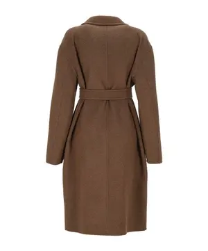 Max Mara Belted Long-sleeved Coat