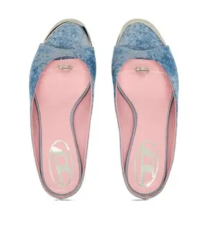 DIESEL® Jacquard Kitten-heel Mules