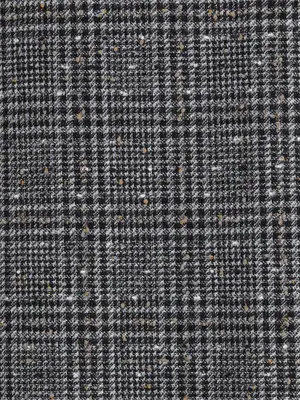 Fendi Checked Tweed Midi Skirt
