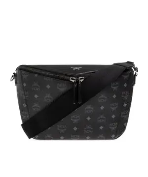 Mcm Medium Shoulder Bag - Black