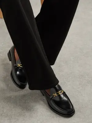 TOM FORD Embellished Leather Loafers