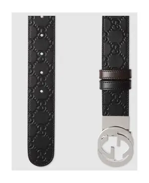 Gucci Reversible Signature Buckle Belt
