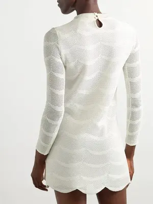TOM FORD Openwork Knit Mini Dress